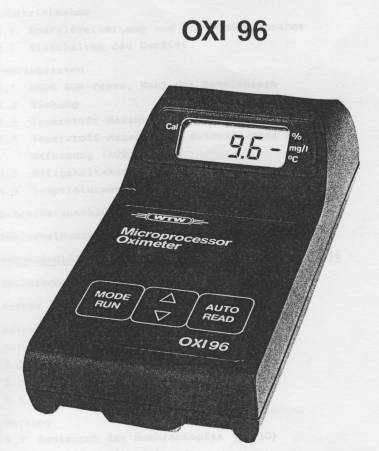 WTW Oxi 96 used with warranty. Used WTW Oxi 96 from Labexchange.com